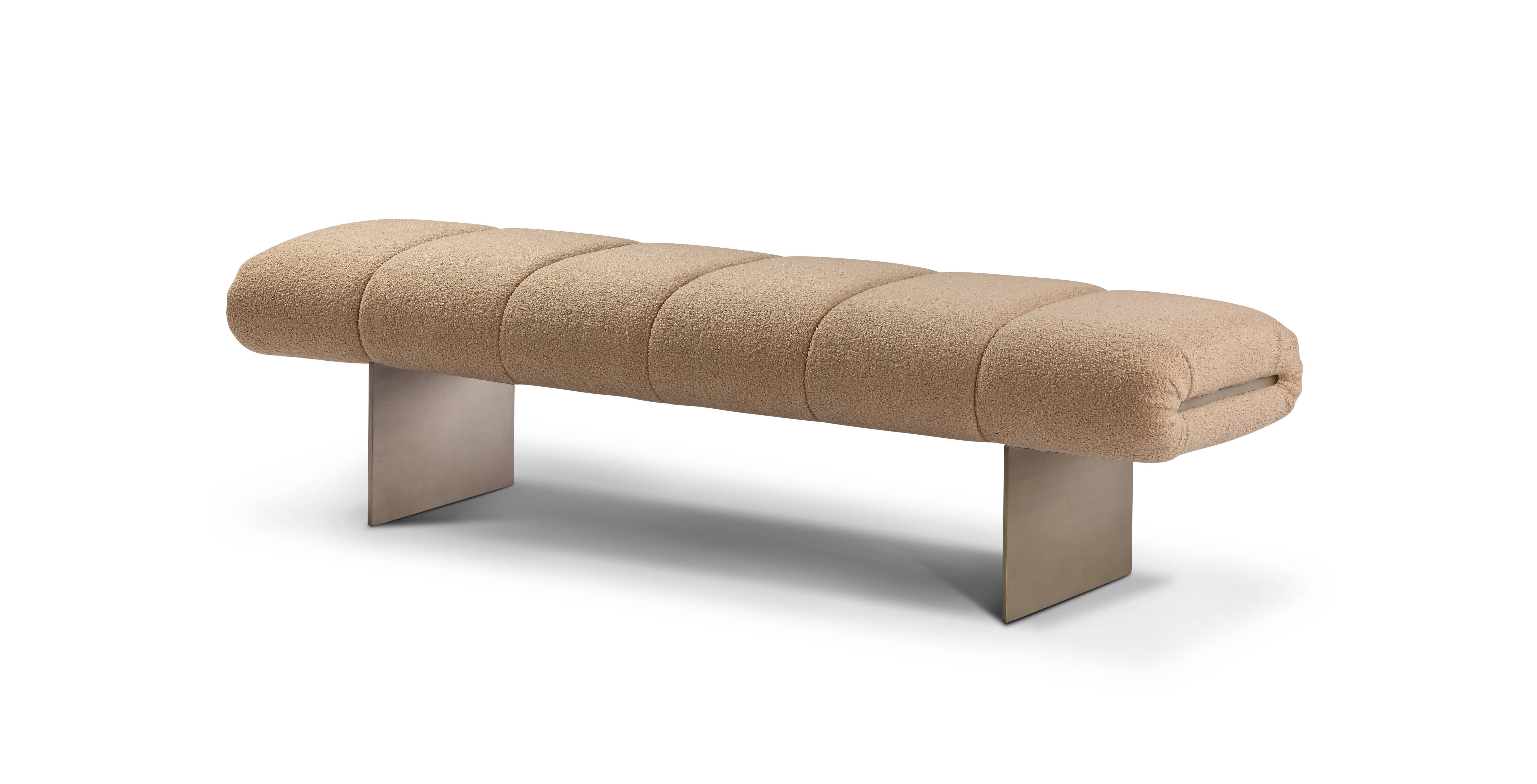 Whiteline Imports Elena Cotton Blend Upholstered Bench - Wayfair Canada