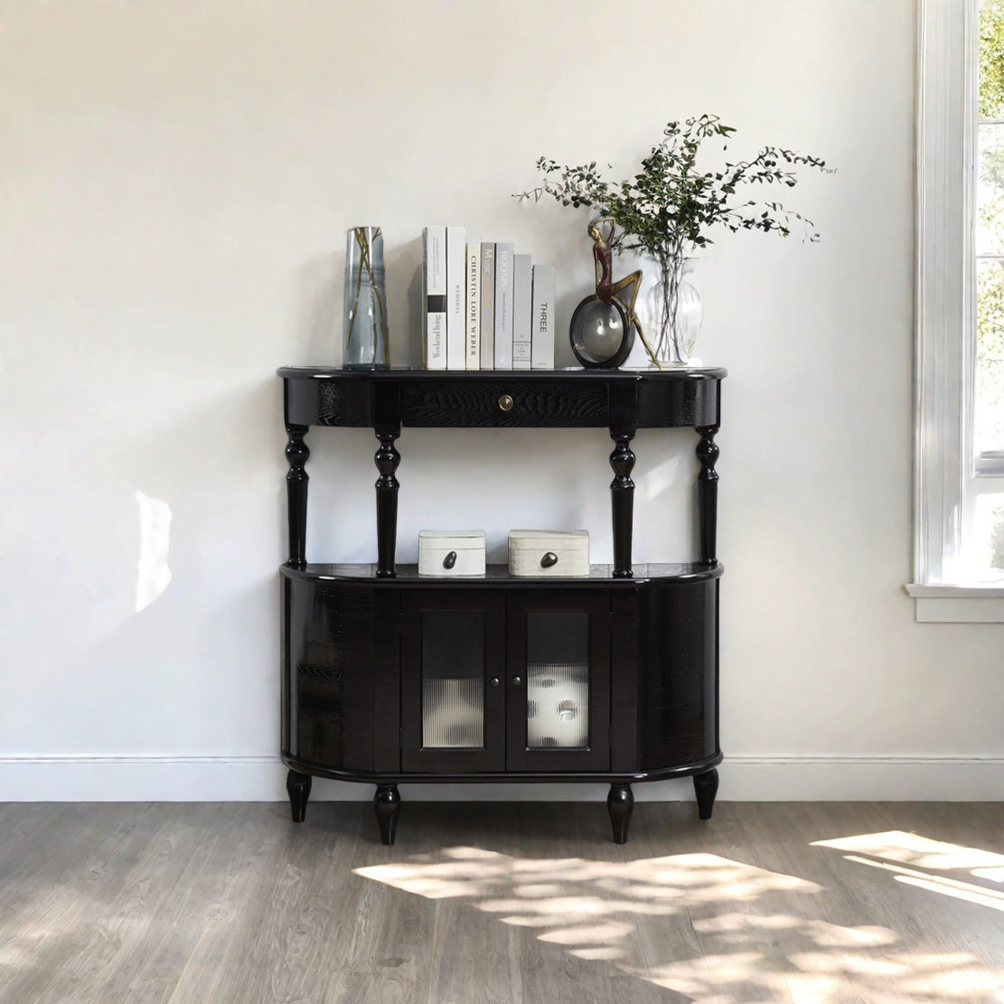 Canora Grey American Retro Multifunctional Console Table | Wayfair