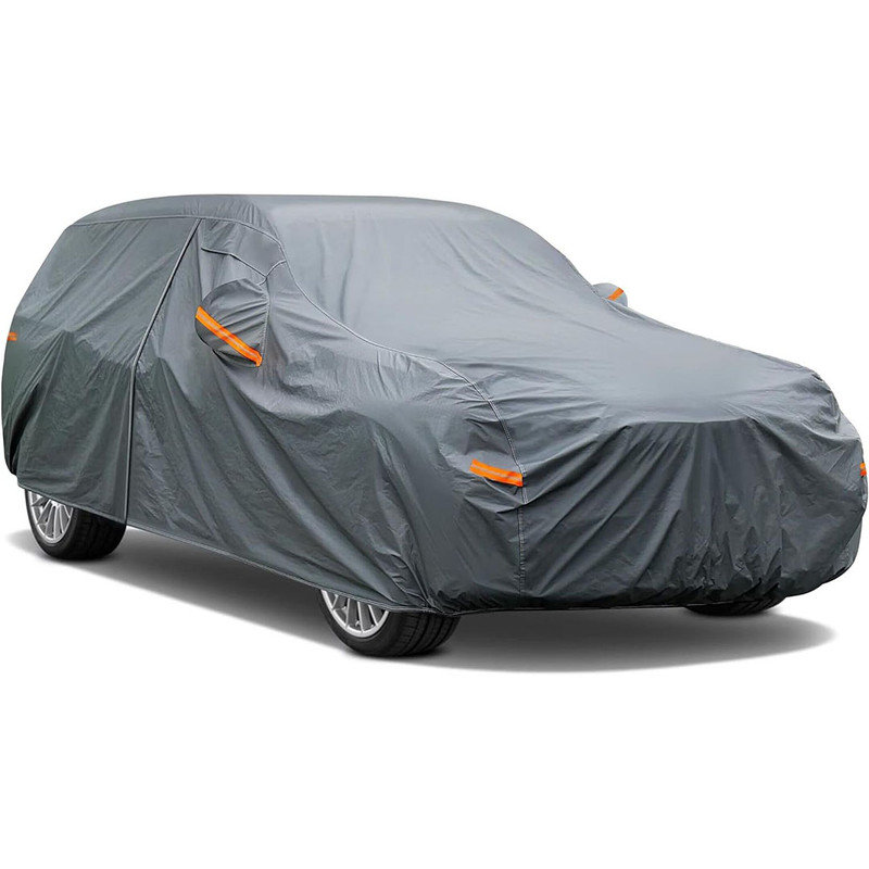 ZILNOX Waterproof Vinyl Car Cover Waterproof All Weather Heavy Duty ...
