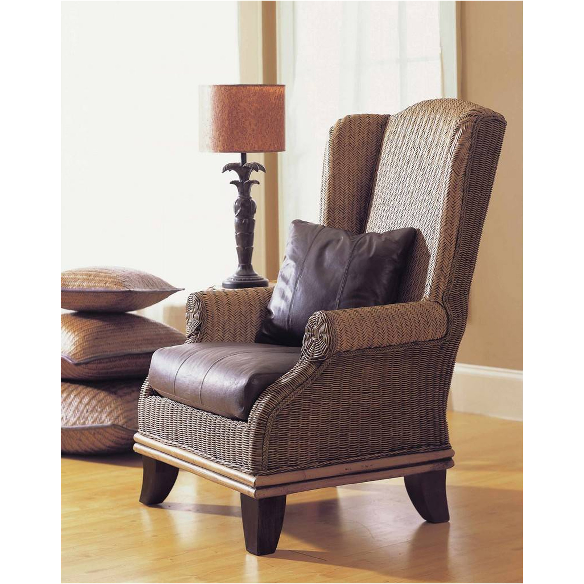 Padmas Plantation Bali 33" Wide Wingback Chair | Wayfair