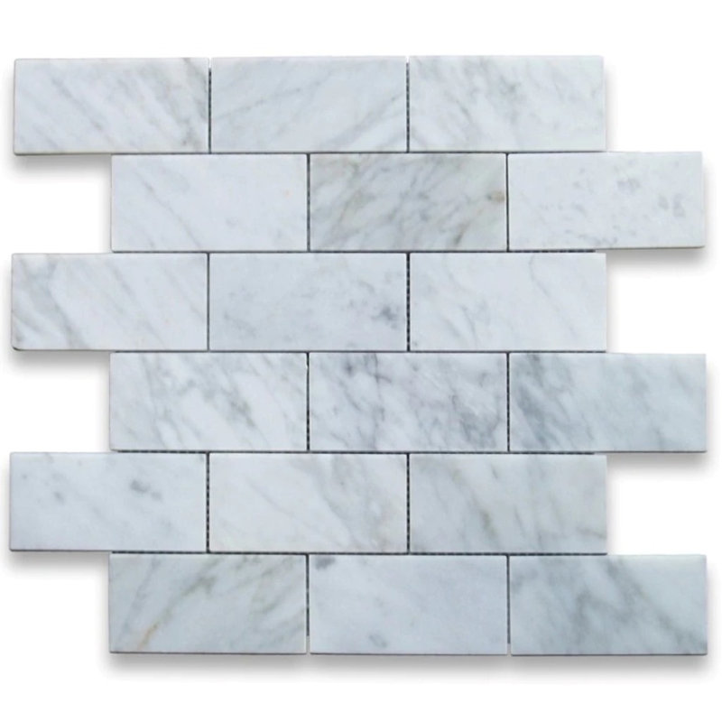 Stone & Tile Shoppe, Inc. Marble Brick Joint Mosaic Wall & Floor Tile ...