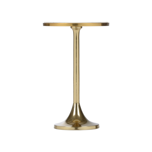 Wildwood Mariah Marble Top Pedestal End Table | Wayfair