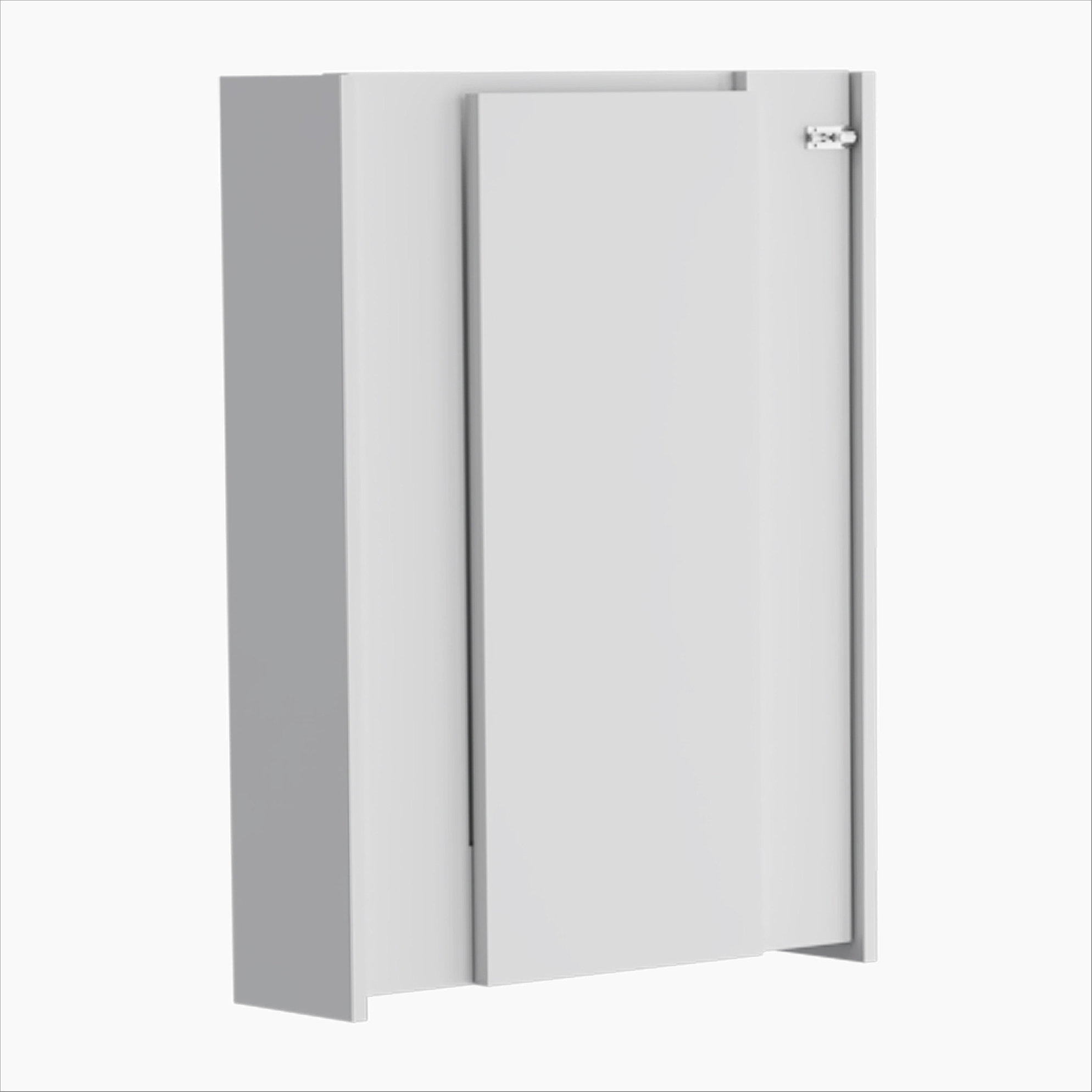 Ebern Designs Toscana Wall Foldable Table with Multiple Shelves, White ...