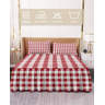 RAPTIZ Rustic Farm Red Plaid Check Ruffle Bed Skirt,Luxury Bedskirt ...
