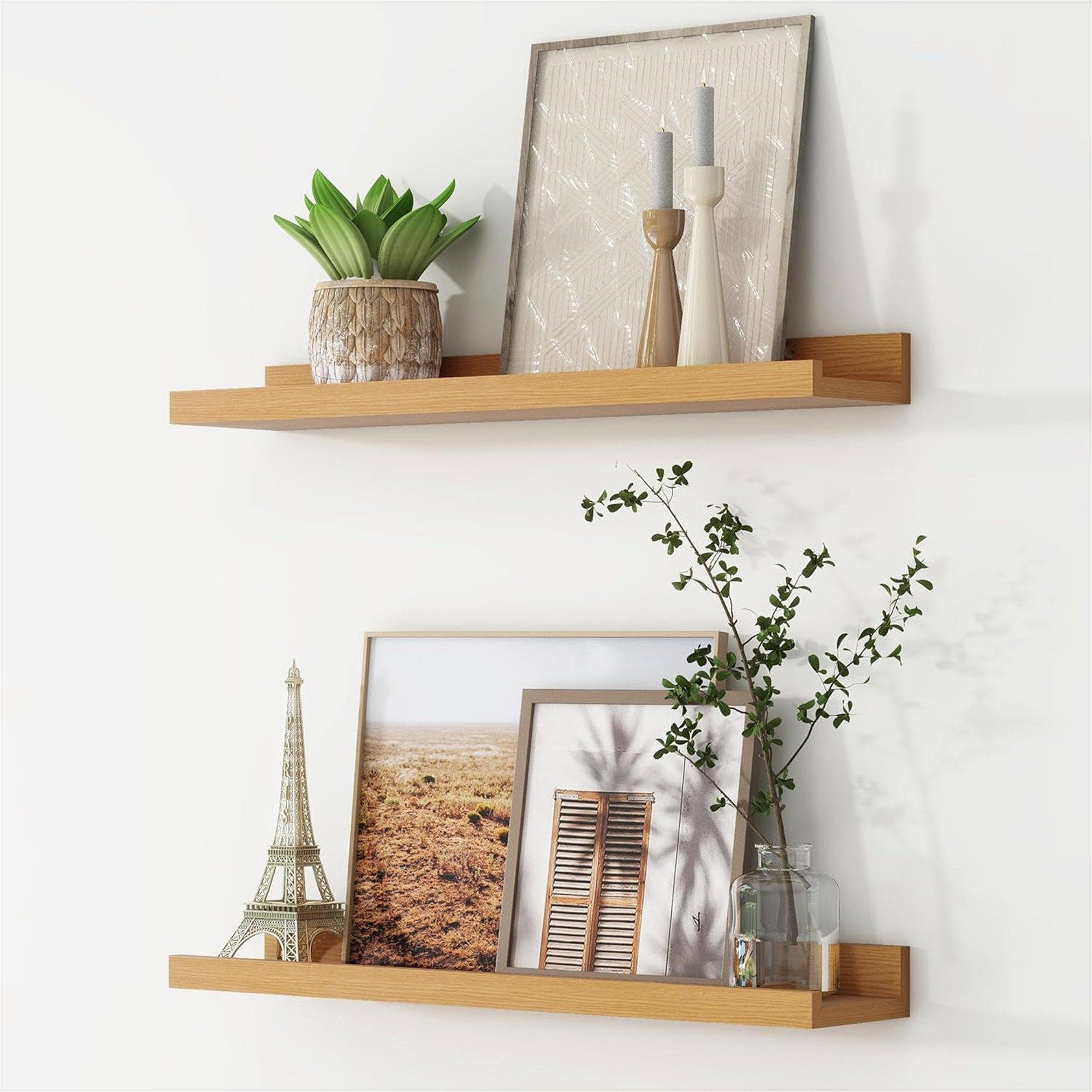 Isabelle & Max™ Picture Ledge Shelf Bookcase, Set of 2 Floating ...