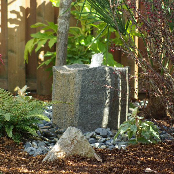 LiquidArt Fountains Glass Fiber Reinforced Concrete Rock Klamath Basin ...