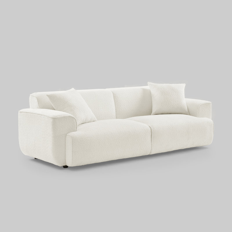 Latitude Run® MINIMORE Modern Style Sofa 91" Round Arm Sofa & Reviews ...