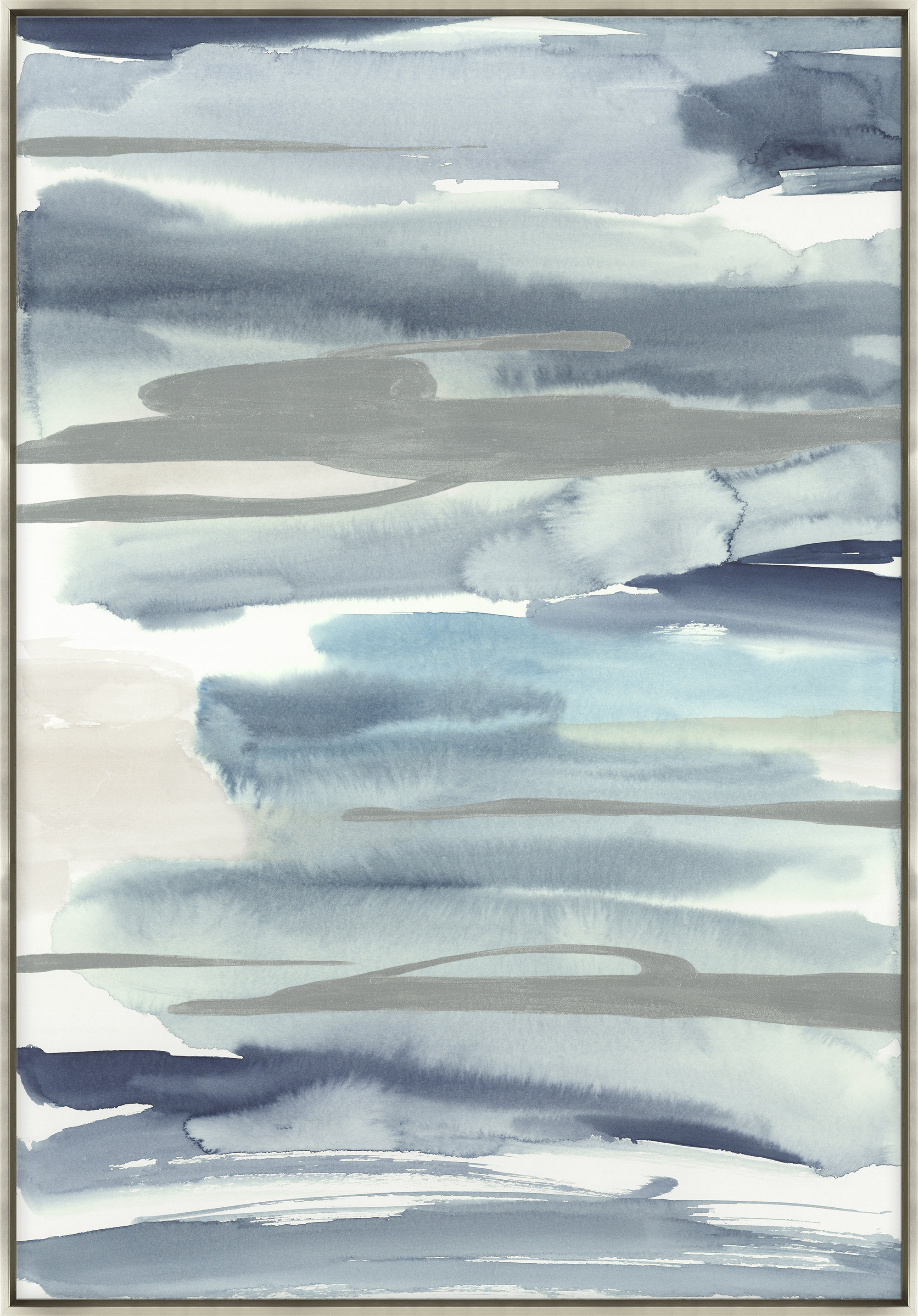 Chelsea Art Studio Janice Sadler Layered Water I Framed On Canvas by ...