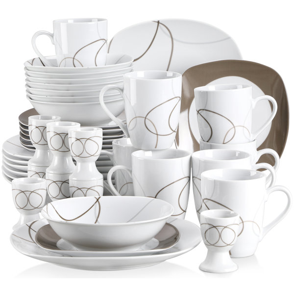 Blue Elephant Nikitc Porcelain China Dinnerware - Set of 40 | Wayfair.co.uk