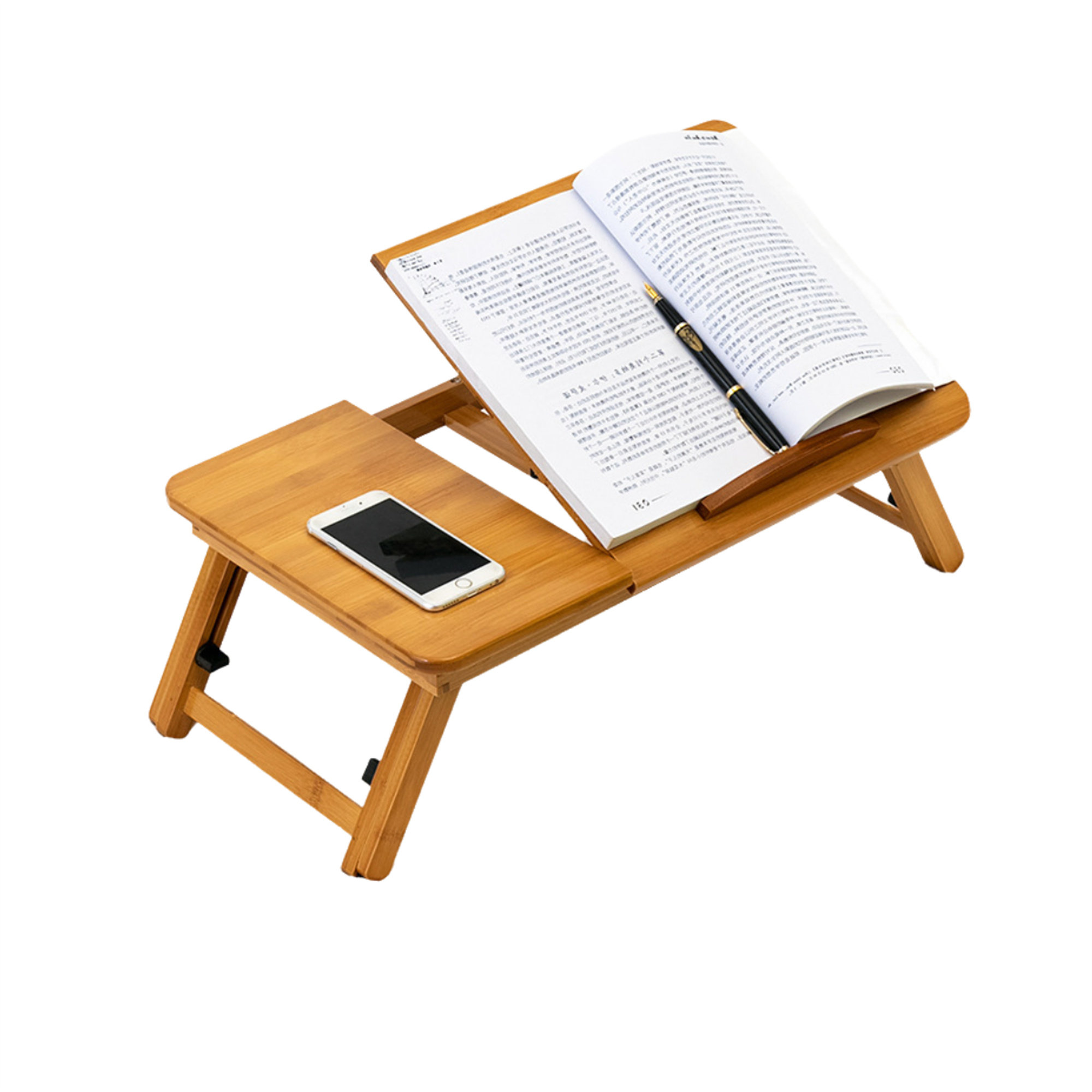 Coofel Put The Bed Small Table Lazy Person Table Retractable Folding ...