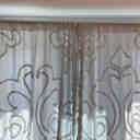 Peri Home Gates Tufted Chenille Rod Pocket Curtain Panel Pair White ...