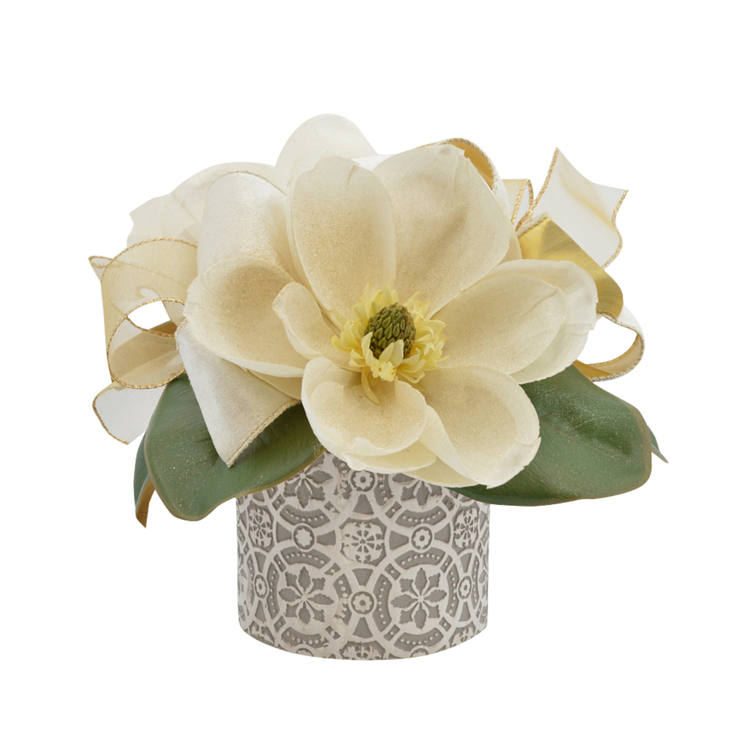 Darby Home Co Bedminster Festive Magnolia Holiday Floral | Wayfair
