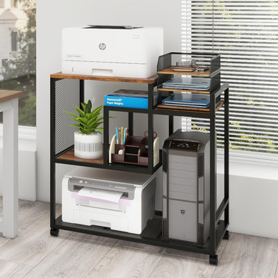 acrylic printer cart