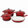 Basque 7 - Piece Non-Stick Cast Iron Cookware Set & Reviews | Wayfair