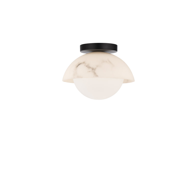 dweLED Moonstone LED Semi-Flush Mount | Perigold