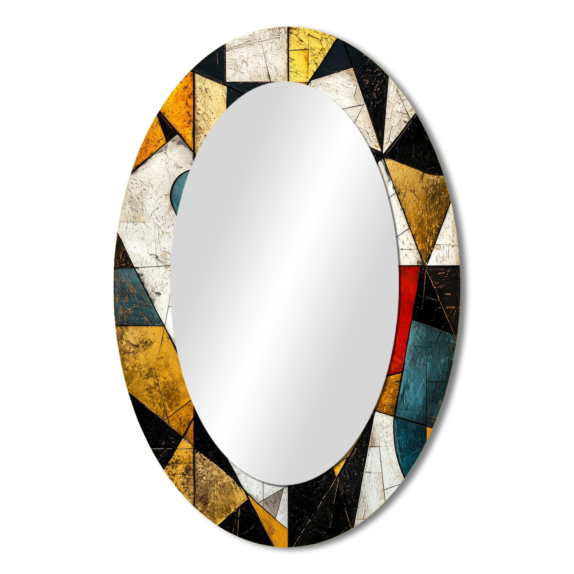 Dakota Fields Black Yellow Fragmentation Abstract Shapes III - Abstract ...