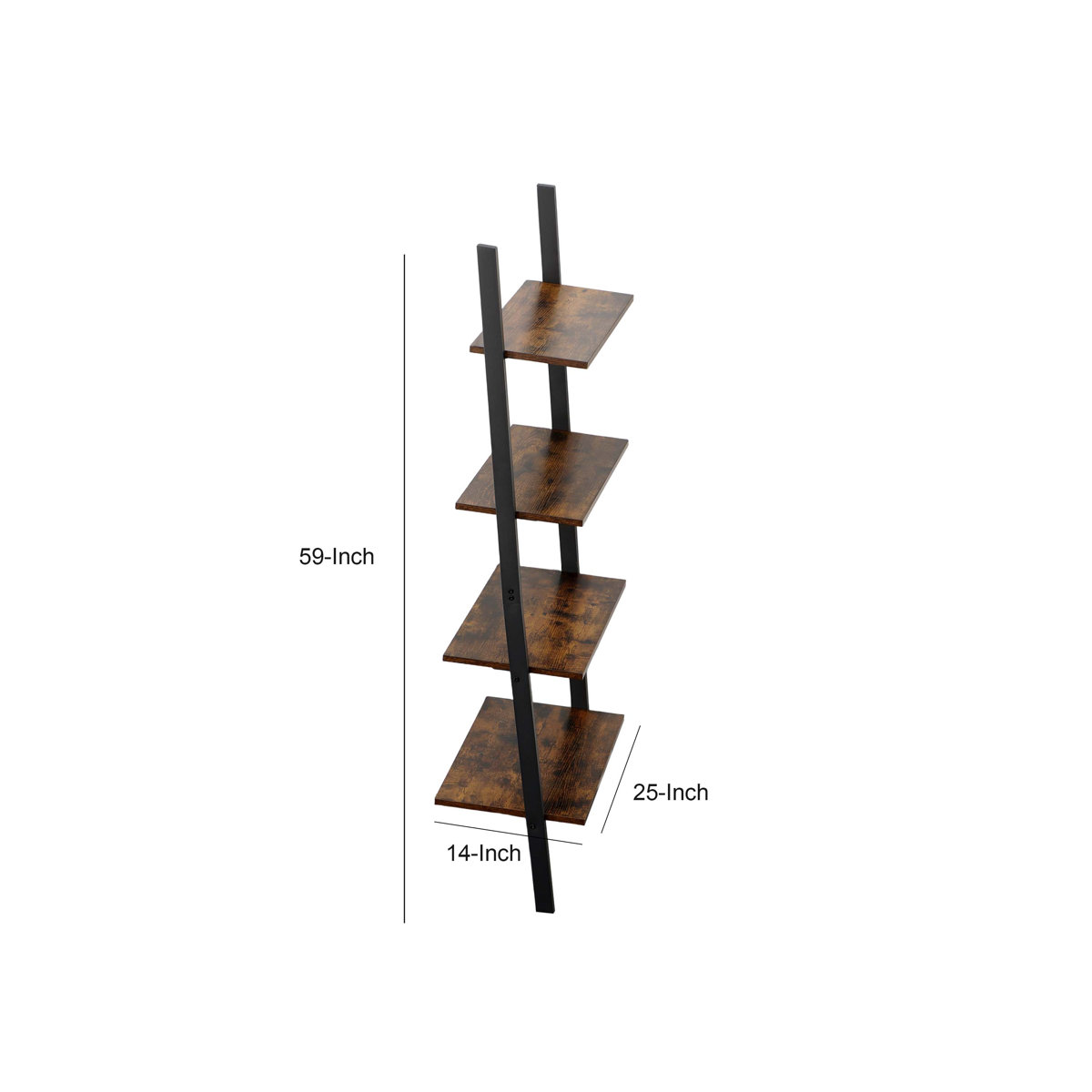 Union Rustic Cliffo Rustic Ladder Bookcase & Reviews | Wayfair