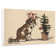 Happy Larry 'Cat Meowing at Christmas Tree Framed Print' Painting ...