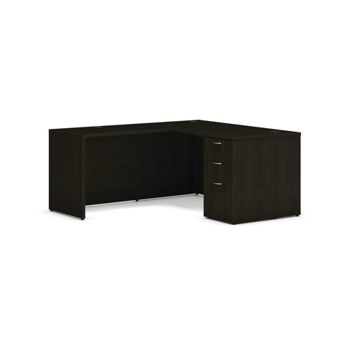 HON Mod L-Desk with Single Pedestal & Reviews | Wayfair