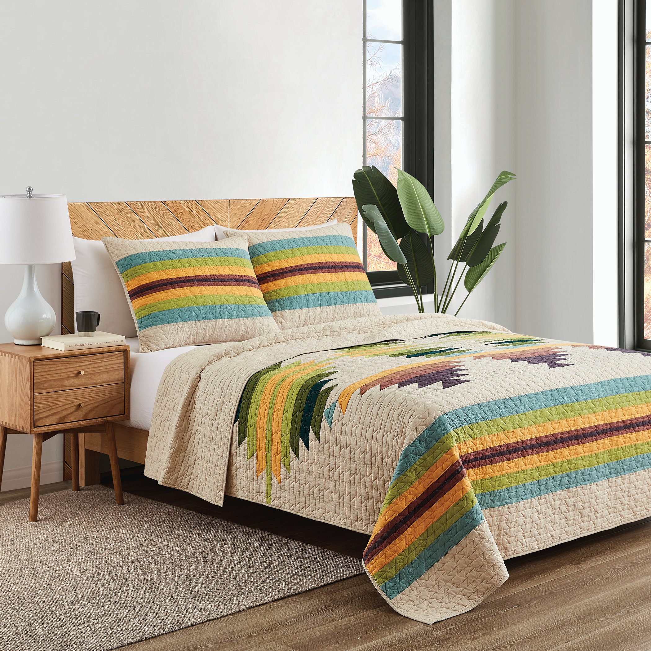 Pendleton Standard Cotton 3 Piece Quilt Set | Wayfair