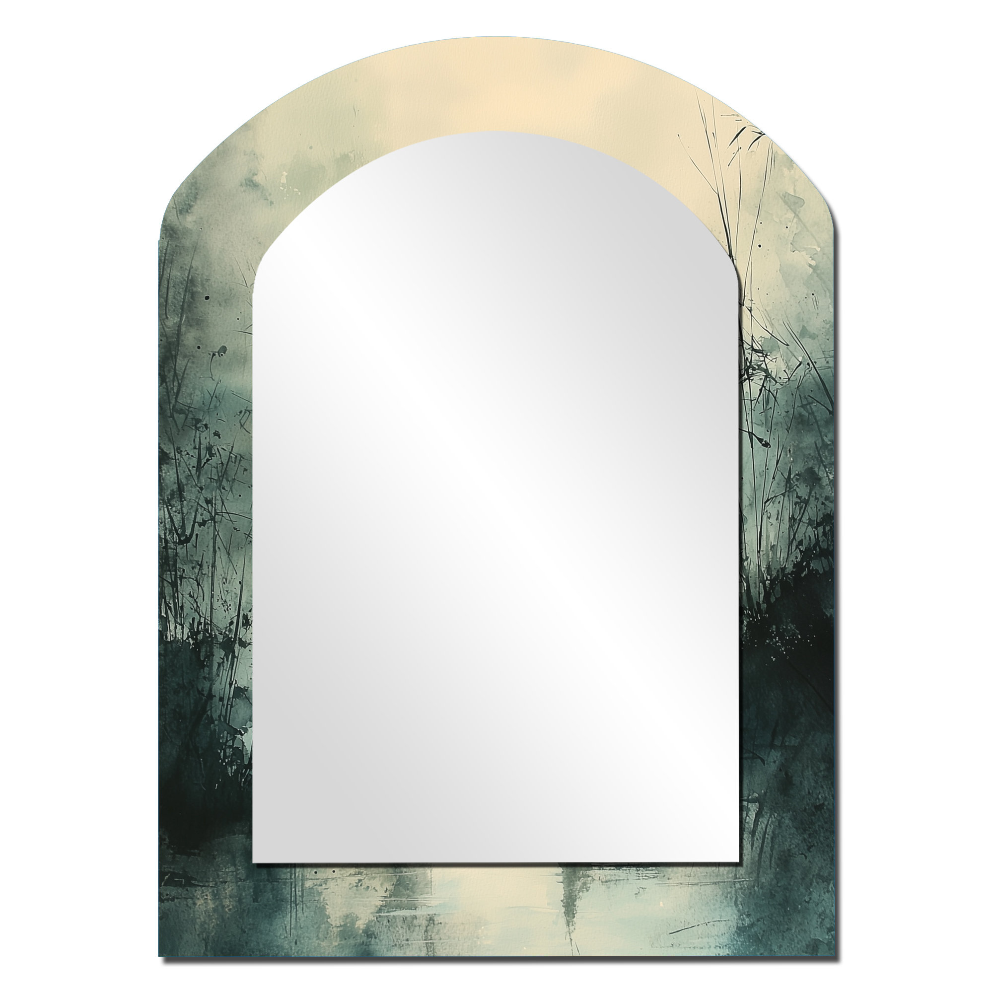 Dakota Fields Cranes In The Misty Marsh I - Heron Arch Decorative ...