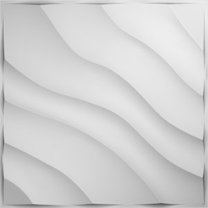 Ekena Millwork Modern Wave EnduraWall Decorative 3D Wall Panel | Wayfair