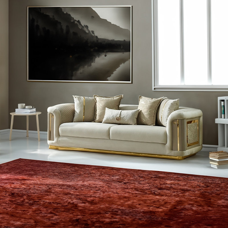 Everly Quinn Eude 4 - Piece Velvet Living Room Set & Reviews | Wayfair