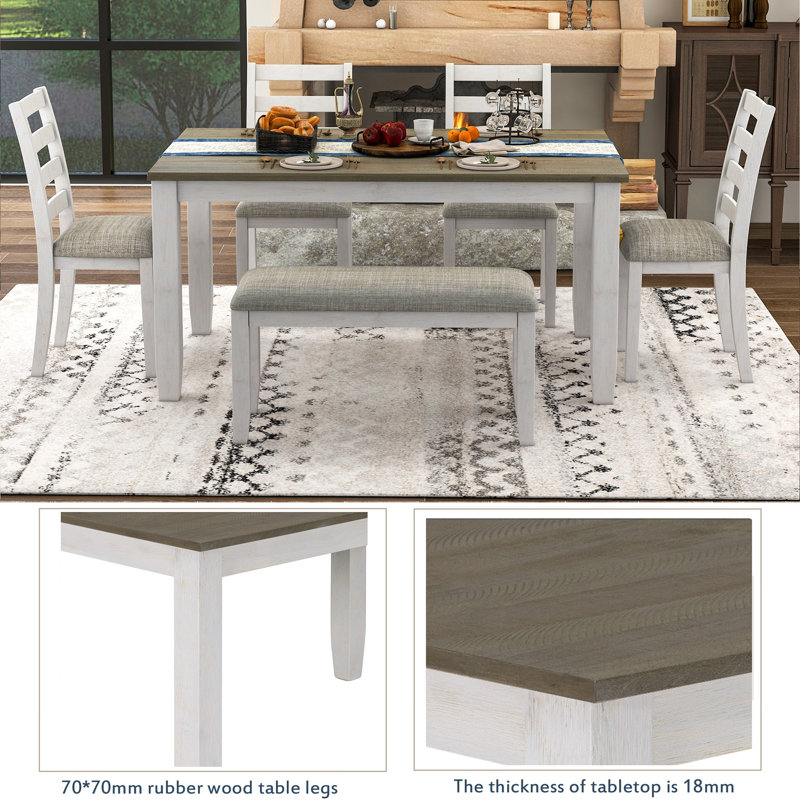 Red Barrel Studio® Zaff 6 - Piece Dining Set | Wayfair