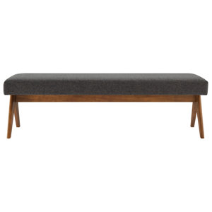 Modway Lyra Fabric Upholstered Bench & Reviews | Wayfair