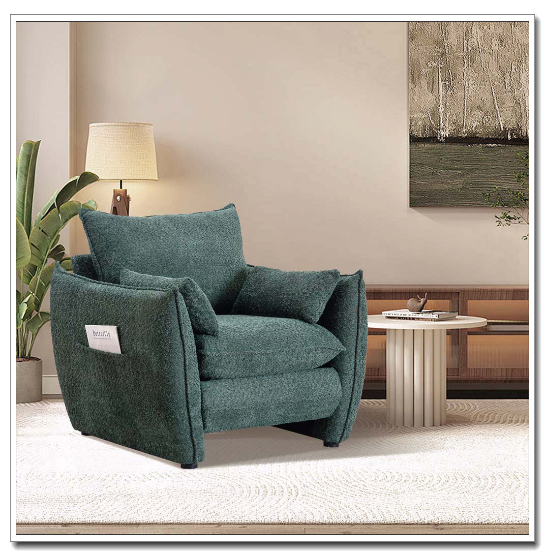 Ebern Designs Sharp-Angle Modern Chair - Suitable For A Variety Of ...