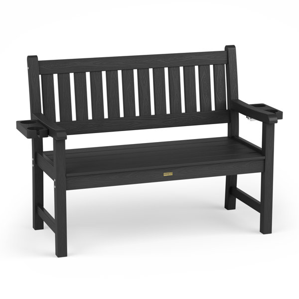 Plastic Outdoor Benches You'll Love | Wayfair