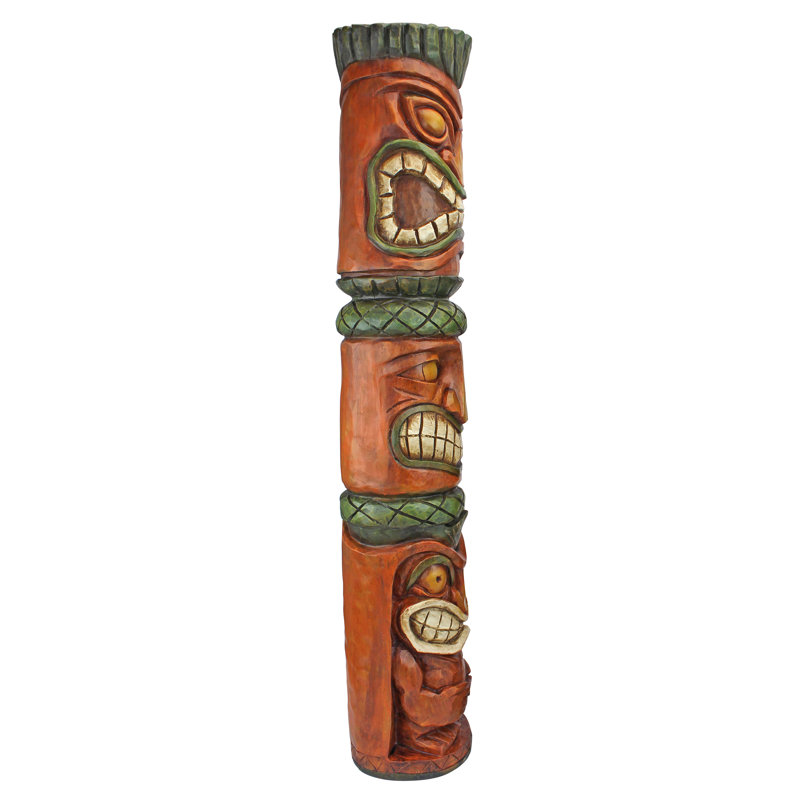 Design Toscano Aloha Hawaii Tiki Moai Haku Pani Statue & Reviews | Wayfair