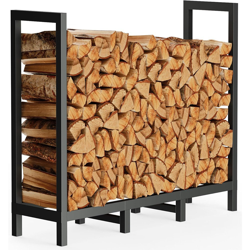 Latitude Run® Outdoor Firewood Rack Holder With 8 Support Legs For Fire ...