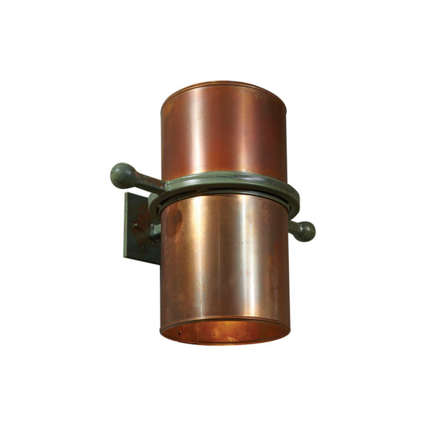 Lowcountry Originals Copper Cylinder Yoke Sconce | Wayfair
