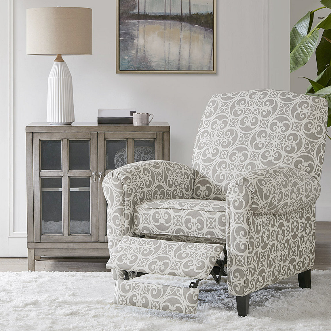 Red Barrel Studio® Stylish Push Back Recliner, Accent Chair | Wayfair