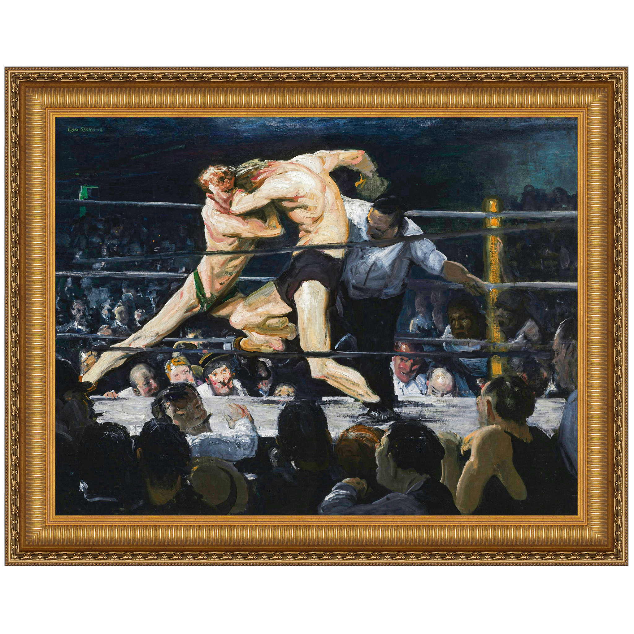 Design Toscano Stag at Sharkey’s, 1909 Framed Print on Canvas | Wayfair