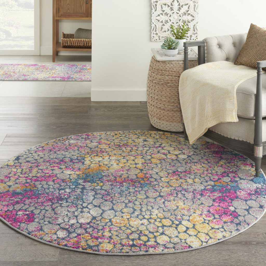 Dakota Fields Basiran Abstract Machine Woven Polypropylene Area Rug in ...
