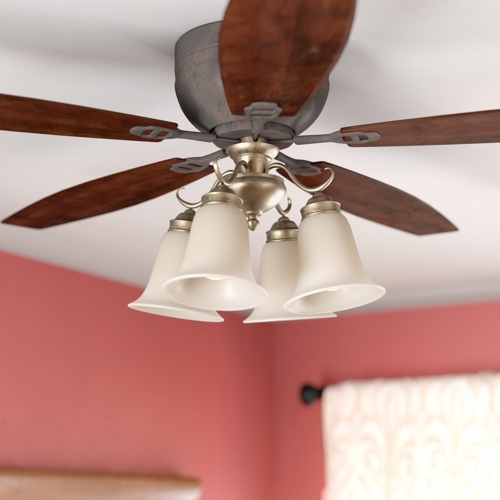 Lark Manor™ 4-Light Ceiling Fan Branched Light Kit & Reviews | Wayfair