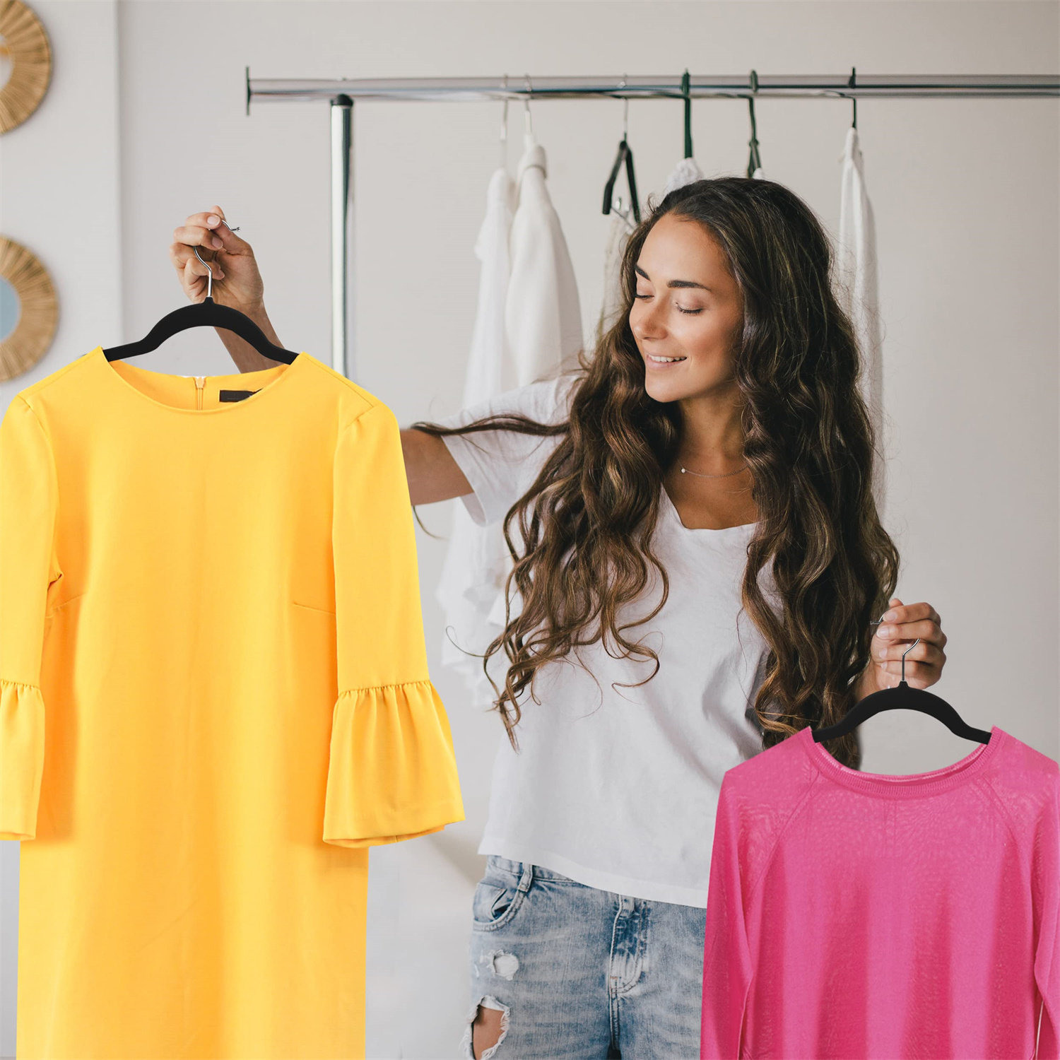 Rebrilliant Nkenge Plastic Non-Slip Accessories Hanger for Suit/Coat ...