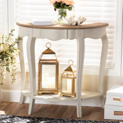 Ophelia & Co. Widmer Solid Wood Console Table & Reviews | Wayfair