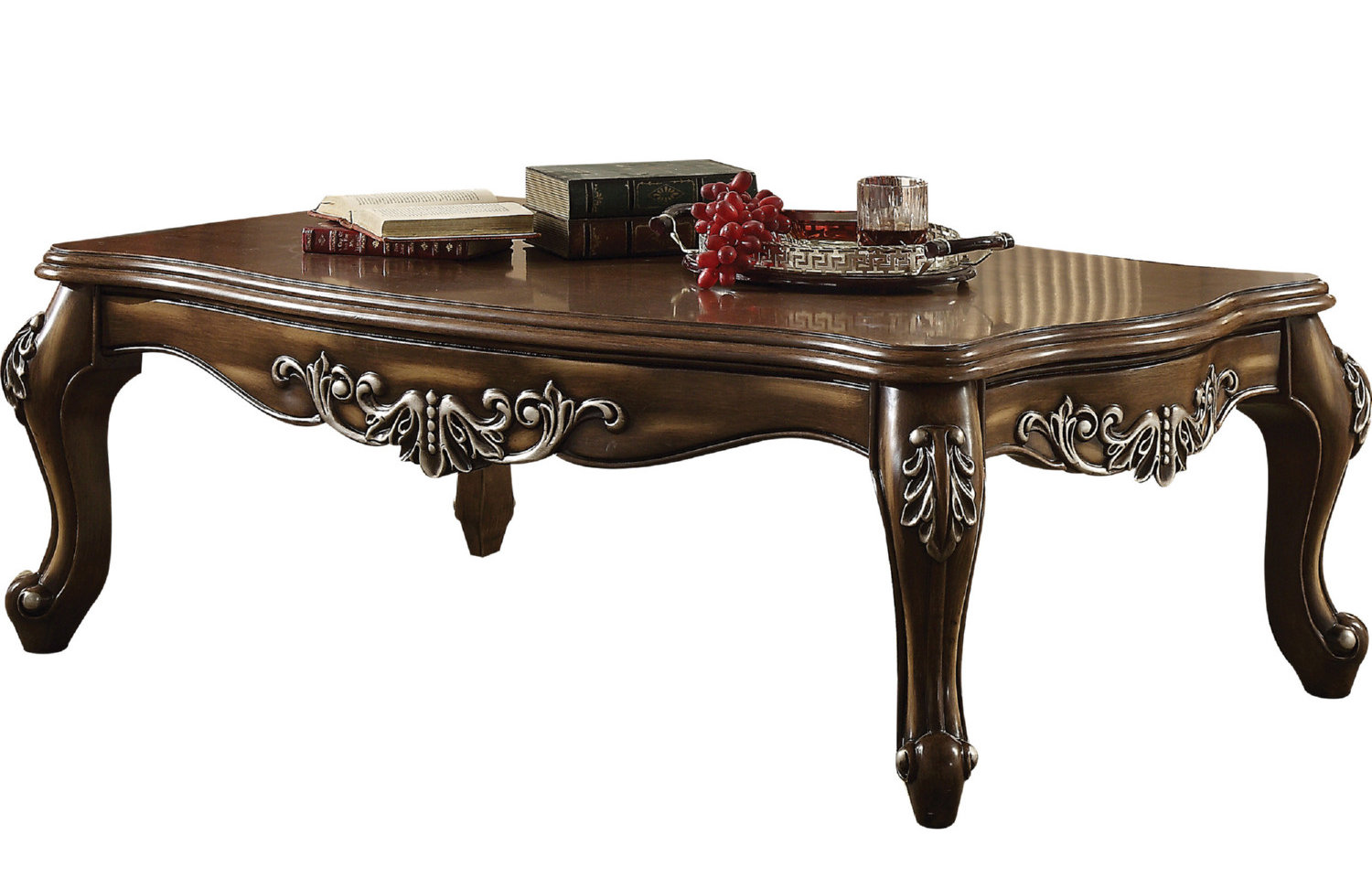 Astoria Grand Jayla Intricately Carved Wooden Coffee Table - Wayfair Canada