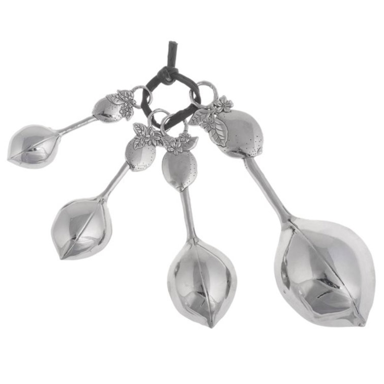 Ganz 4 -Piece Metal Measuring Spoon Set | Wayfair