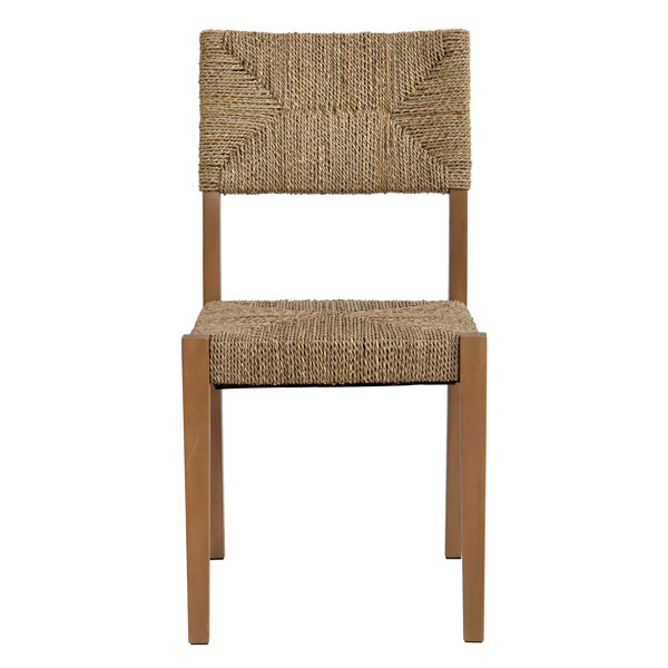 Red Barrel Studio® 21" Wide Rustic Farmhouse Style Solid Wood Woven ...