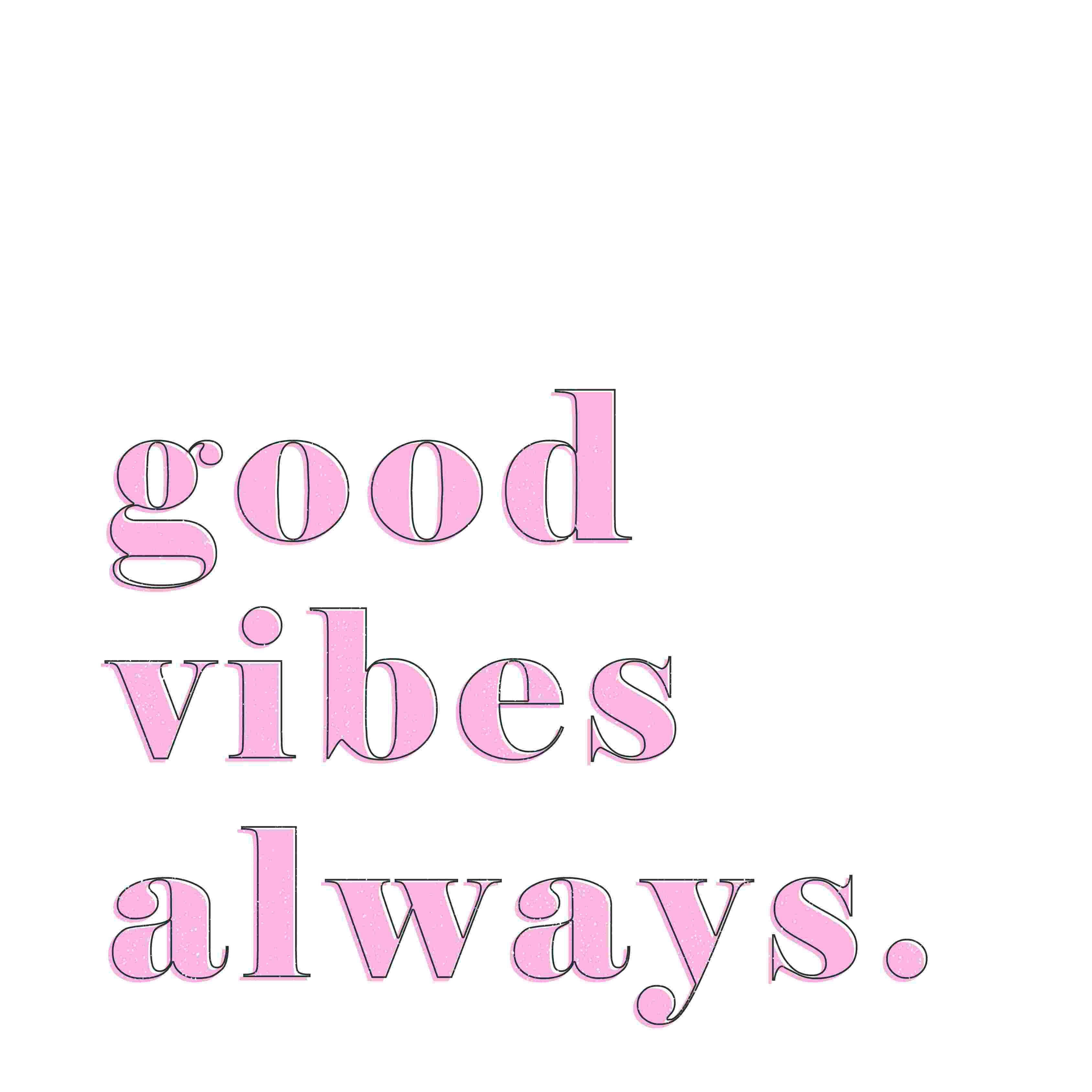 Trinx Good Vibes Always - Wrapped Canvas Painting | Wayfair