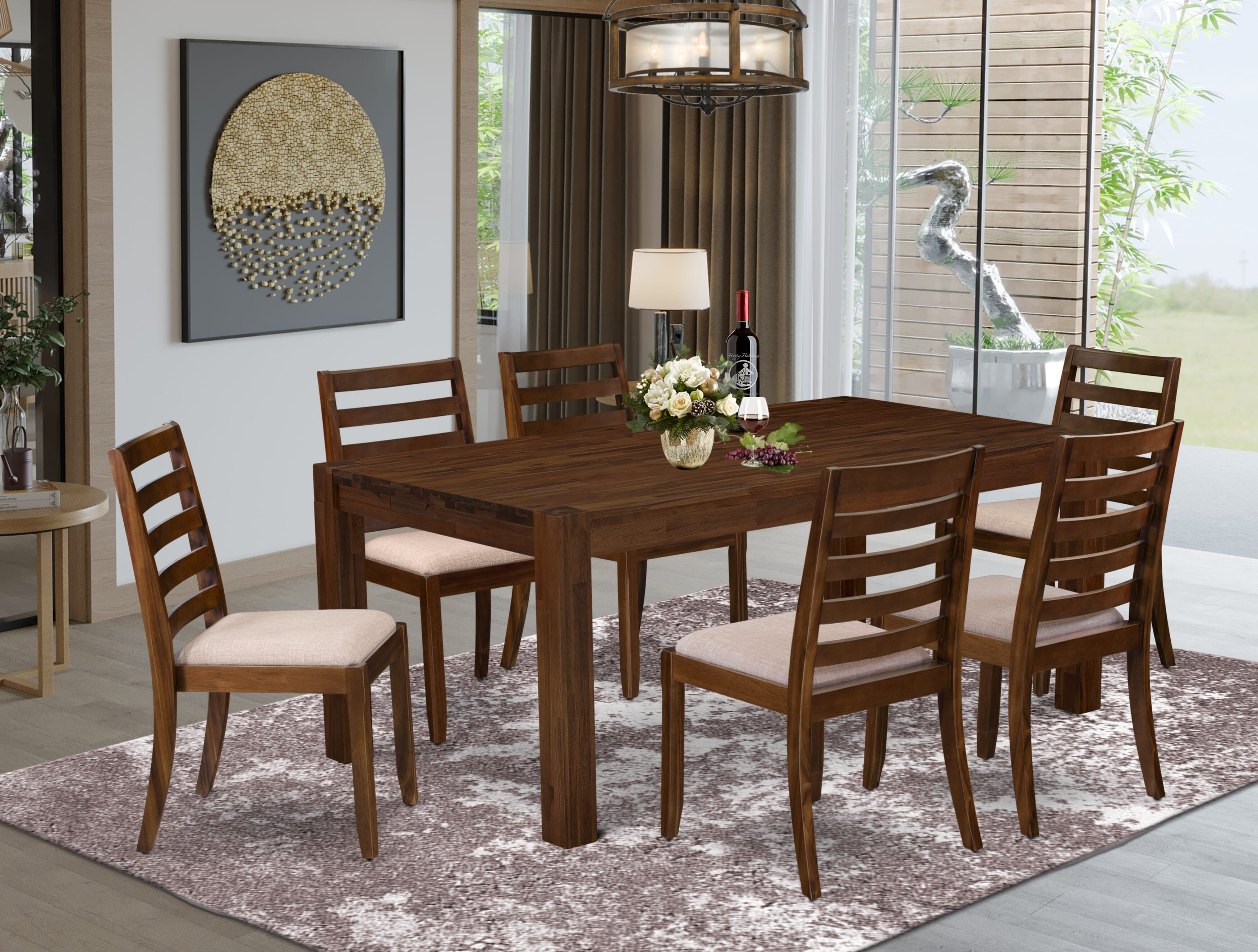 Red Barrel Studio® Kitchen Table set included a Rectangular Kitchen ...