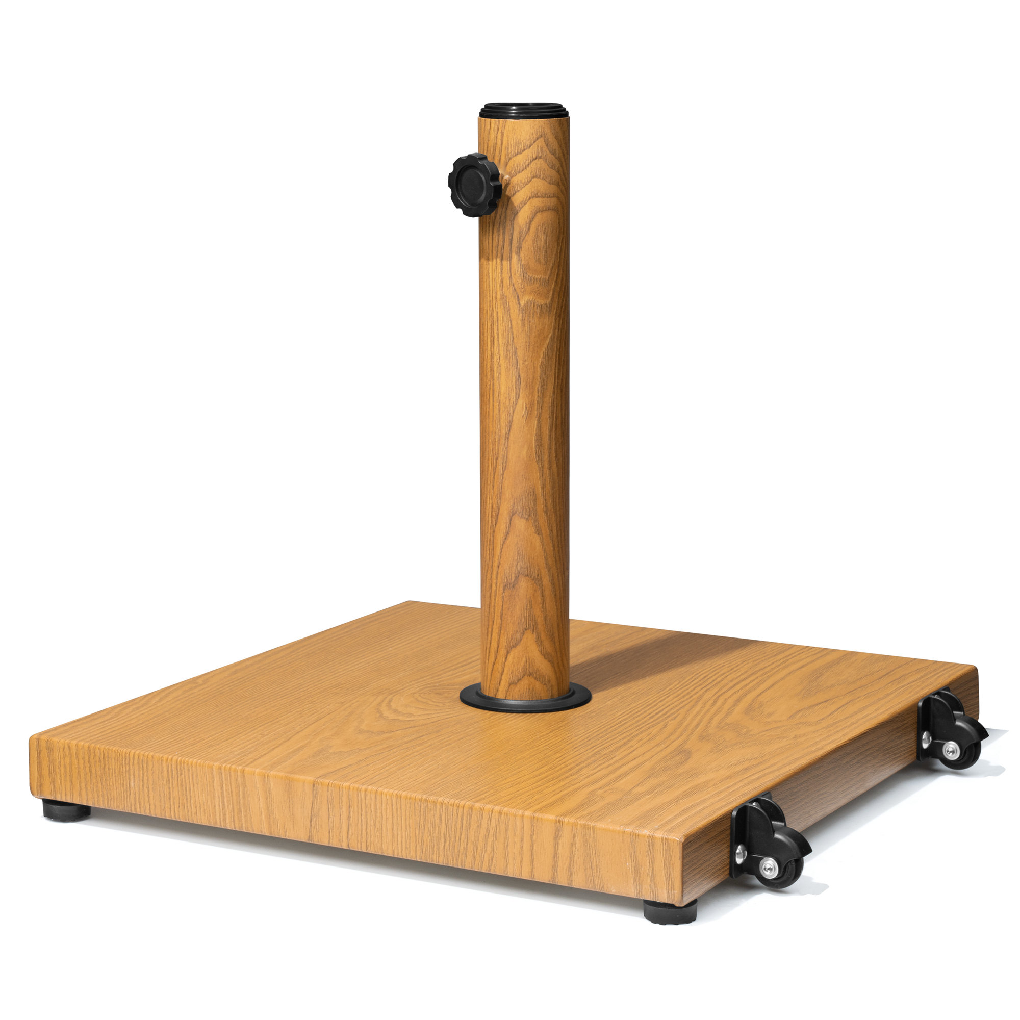 Latitude Run® 40 Lb. Concrete Free Standing Umbrella Base With Wheels ...