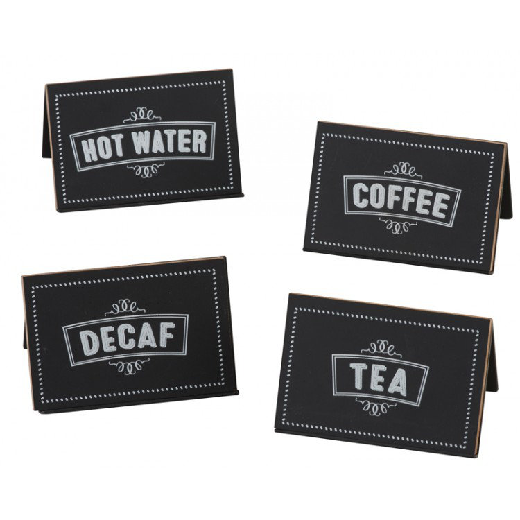 Cal-Mil Chalkboard Beverage Sign with "Coffee" Print - 3" x 2" x 2 ...