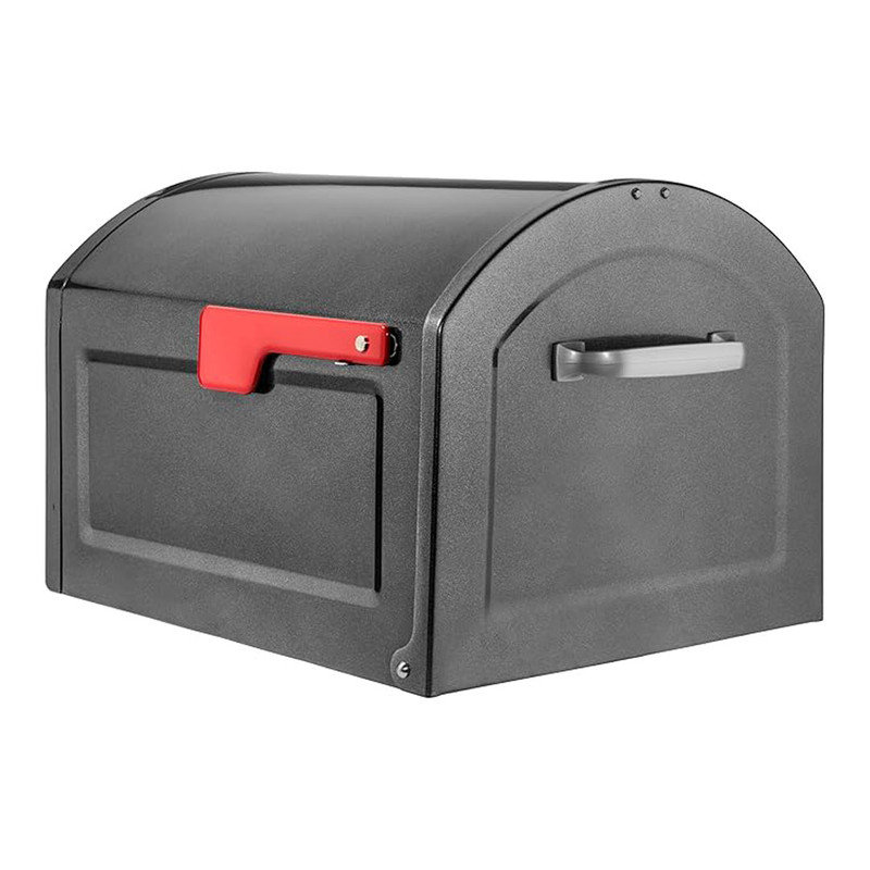 ZILNOX Architectural Centennial Post Mount Mailbox, Extra Large, Metal ...