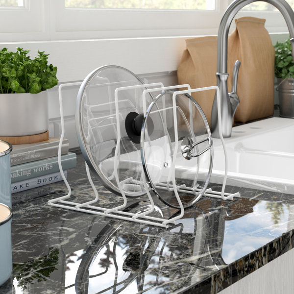 Rebrilliant Steel Countertop / Cabinet Pot Rack & Reviews | Wayfair