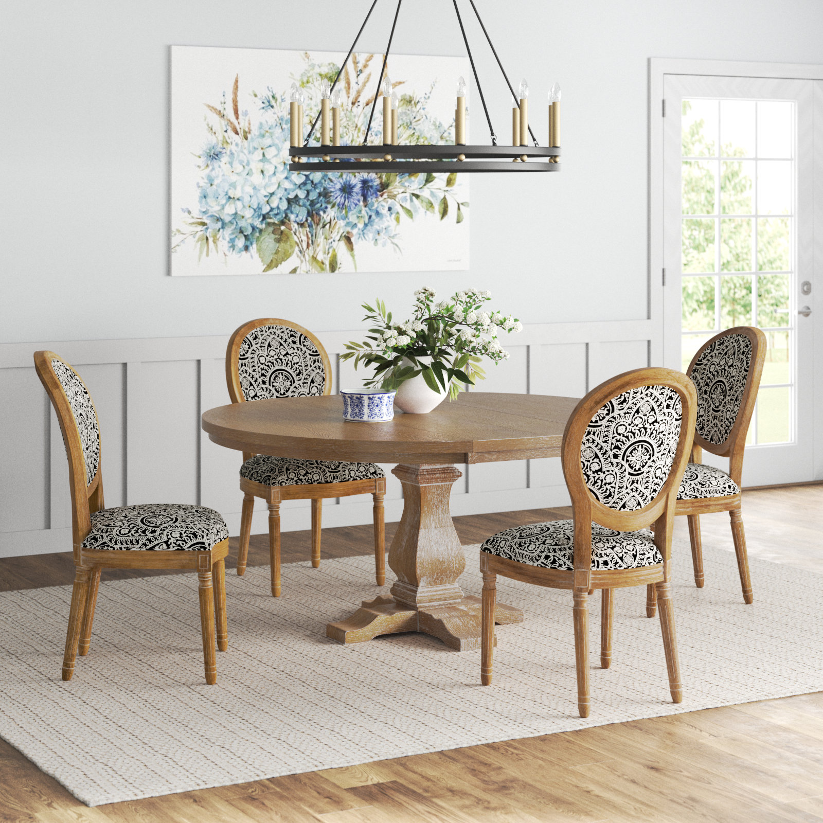 Laurel Foundry Modern Farmhouse Callington Extendable Dining Set ...